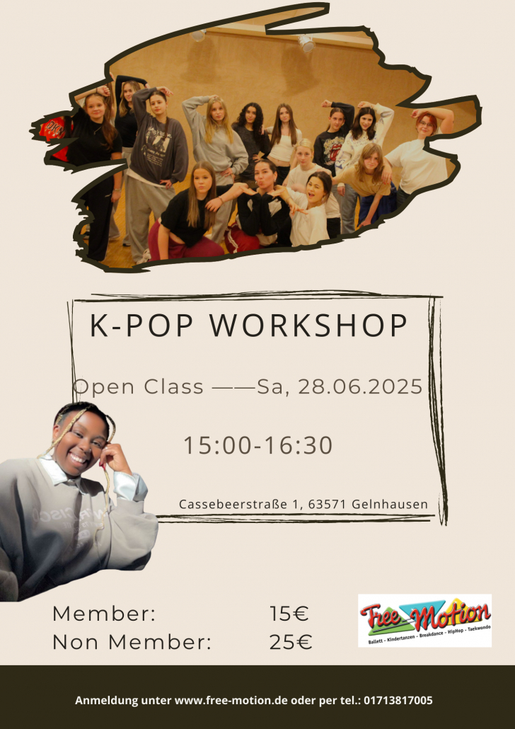 KPOP Workshop 28.06.2025 | Sportstudio Free-Motion